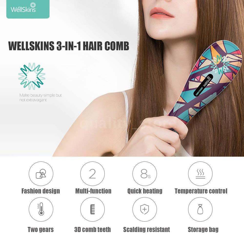 【ส่งฟรี】Xiaomi Youpin Wellskins WX-ZF105 Anti-scalding Comb Hair ...