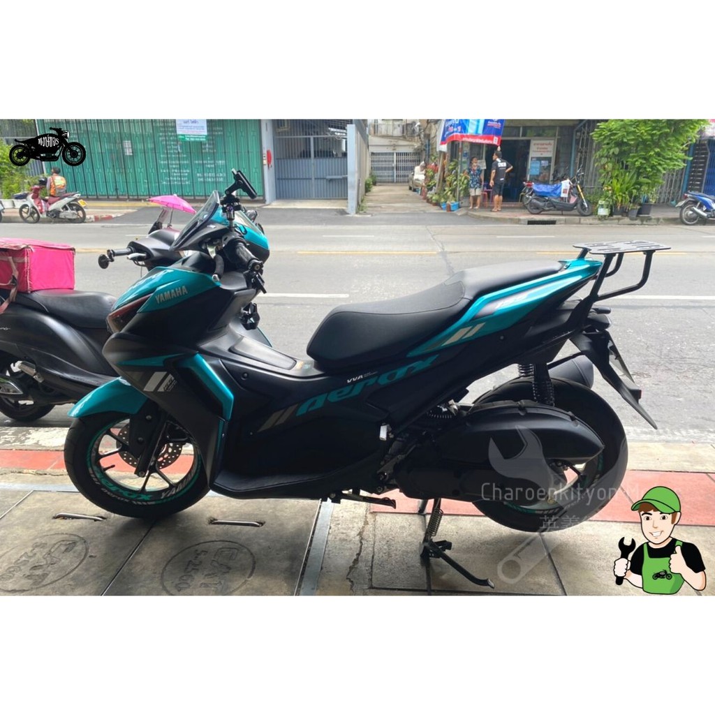 แร็คแอร็อคปีใหม่ล่าสุด2022-2021 ตะแกรงท้ายYamaha Aerox (Rear back ...