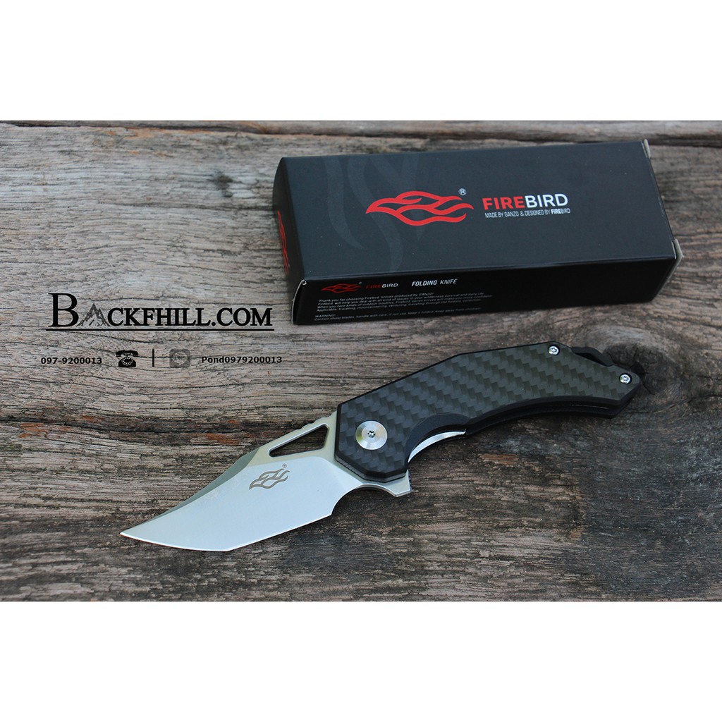 มีดพับ Ganzo Firebird รุ่น FH61-CF / D2 still ของแท้ 100% ...