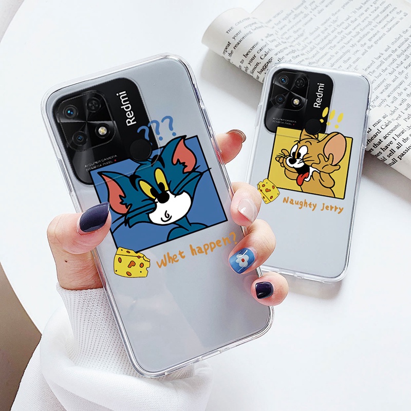 Tom and Jerry Phone Case for Xiaomi Redmi 10C 10A 9C NFC Clear ...