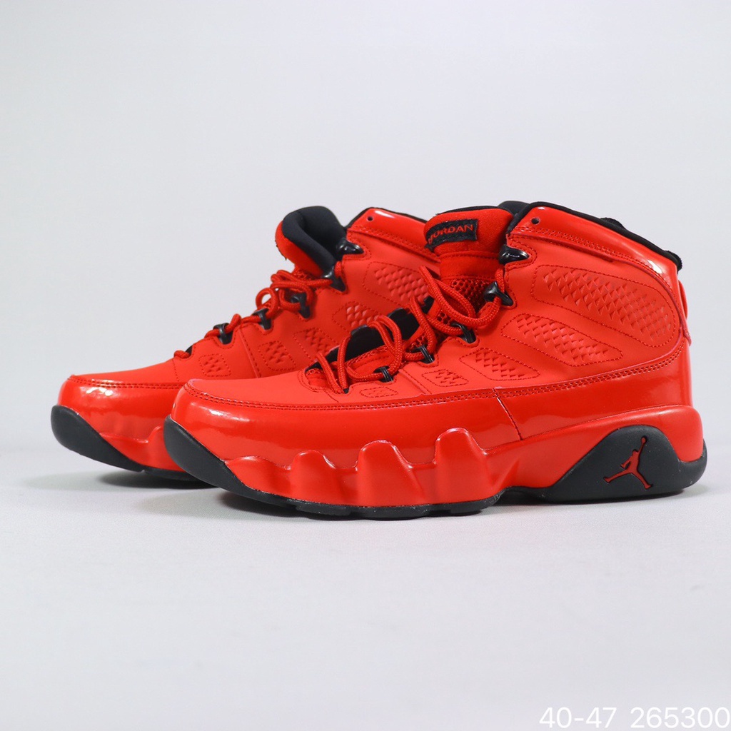 Nike 2188 Air Jordan 9 Retro Aj9 Red รองเท้าบาสเก็ตบอลบุรุษ - akhi ...