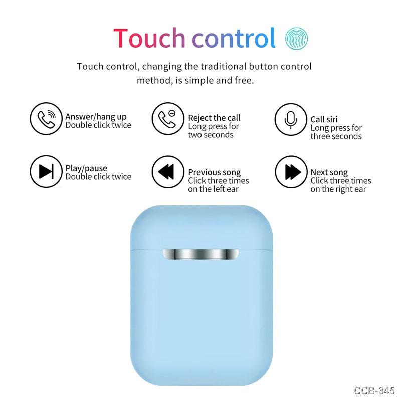 NEW????inpods12 หูฟัง pods i12 TWS พร้อมกล่องชาร์จ หูฟังบลูทูธไร้สาย ...