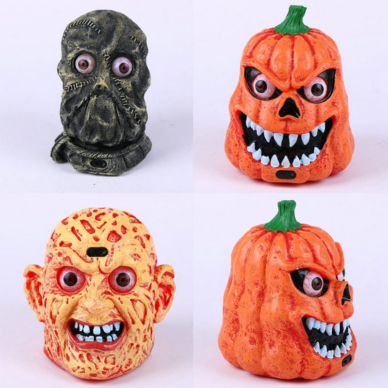 Skull Electric Ghost Voice Control Head Ghost Toy Luminous Sound Broken ...