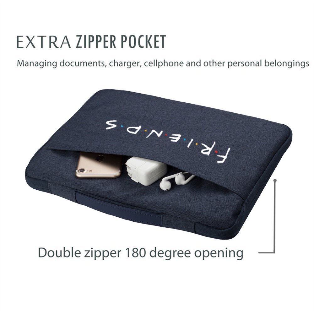 Dark Blue Carrying Bag Laptop Bag Case Portable Notebook Bag Handbag ...