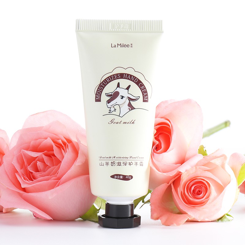 ครีมทามือ♚Lamay Goat Milk Hand Cream Moisturizing Moisturizing Rough Fragrance Rejuvenating Hand ...