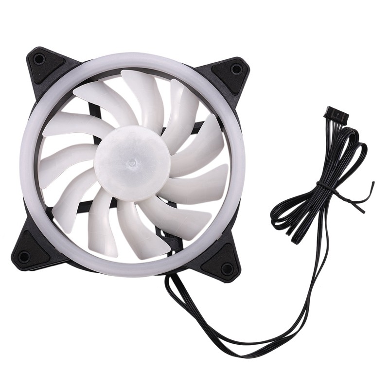 PC Adjust LED Fan Quiet Remote Computer Cooler Cooling RGB Case Fans ...