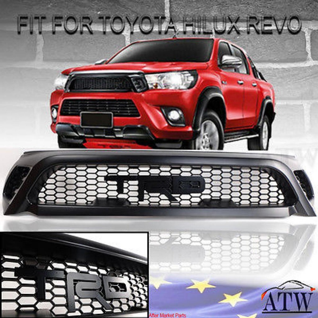 หน้ากระจัง TRD กระจังหน้า REVO TRD รีโว TRD รุ่นก่อน ROCCO สีดำ ...