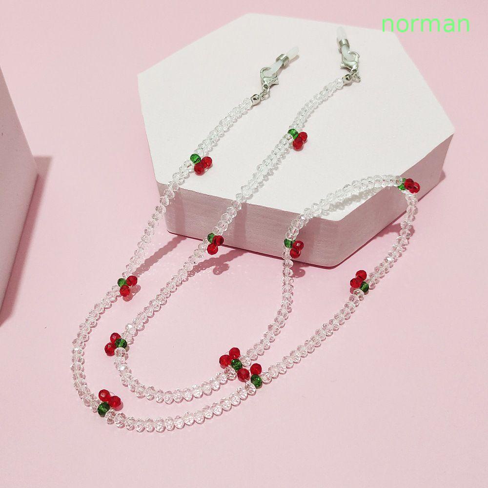 NORMAN Eyewear Jewelry Crystal Glasses Chain Face protectionLanyards ...