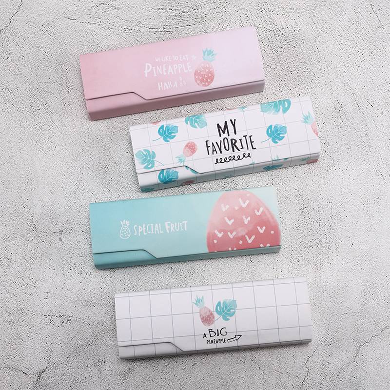 กล่องแว่น กล่องแว่นตา ins girl หัวใจเกาหลีสดเล็ก ๆ น้อย ๆ พกพาง่ายๆที่ ...