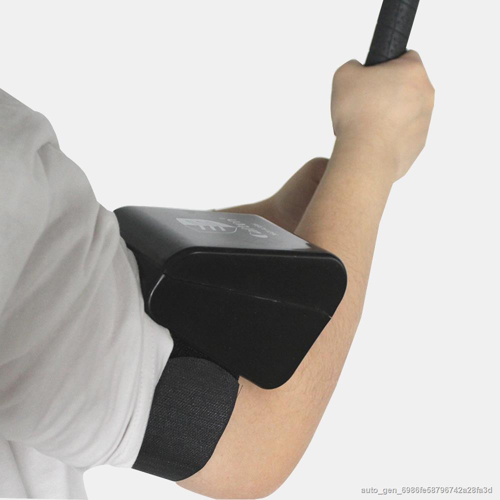 Golf Swing Trainer Elbow Brace Arc Corrector Arm Bending Alarm Golf ...