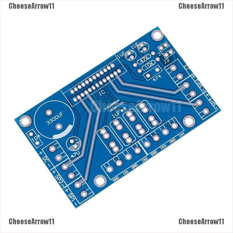 CheeseArrow Power amplifiers TDA7388 four channel 4x41W audio DC 12V BTL PC car AMP PCB ...
