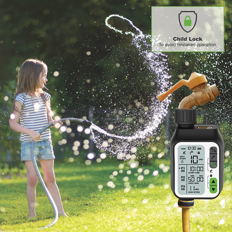Irrigation Timer Waterproof Automatic Watering Timer Controller with ...