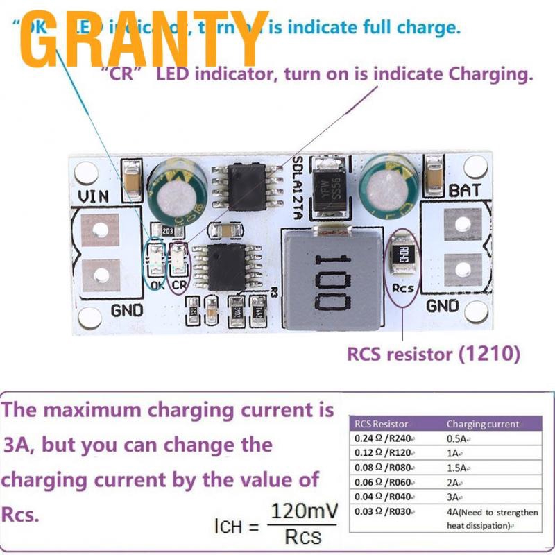 【Ready】Granty SDLA12TA/SDLA12TB MPPT Solar Controller Charging Module ...
