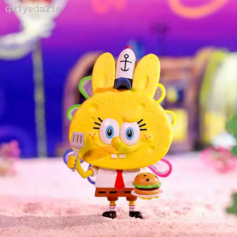 ตุ๊กตาของเล่น [ชุด Labubu SpongeBob SquarePants ของแท้] สินค้าใหม่ ...