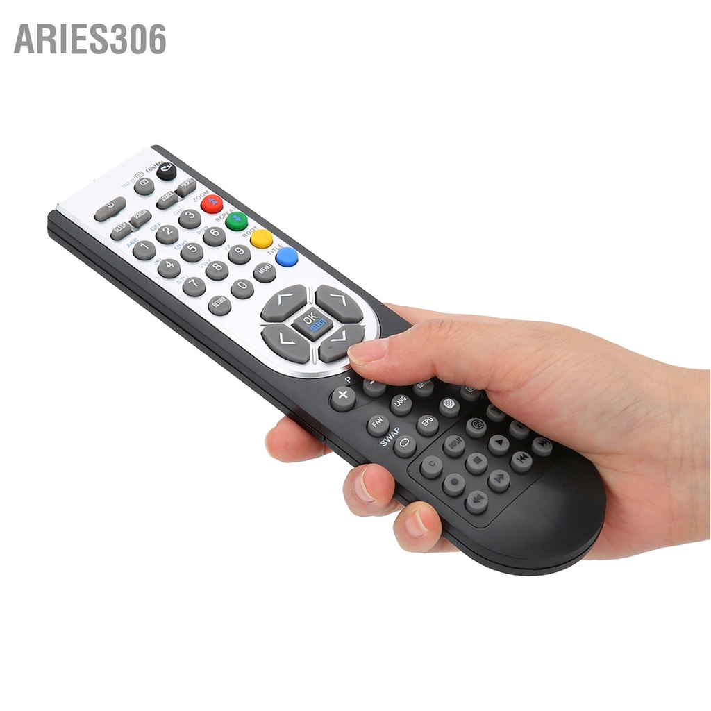 Aries306 RC1900 HD Smart TV Remote Control Black Replacement for OKI ...