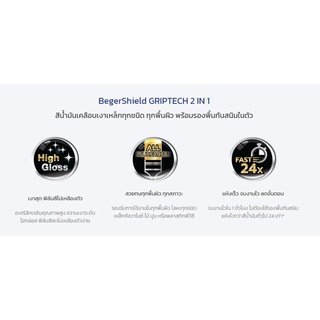 สีเคลือบเงา+รองพื้นในตัว BegerShield GRIPTECH (กล.) ชนิดเงา BR1000 | Shopee Thailand