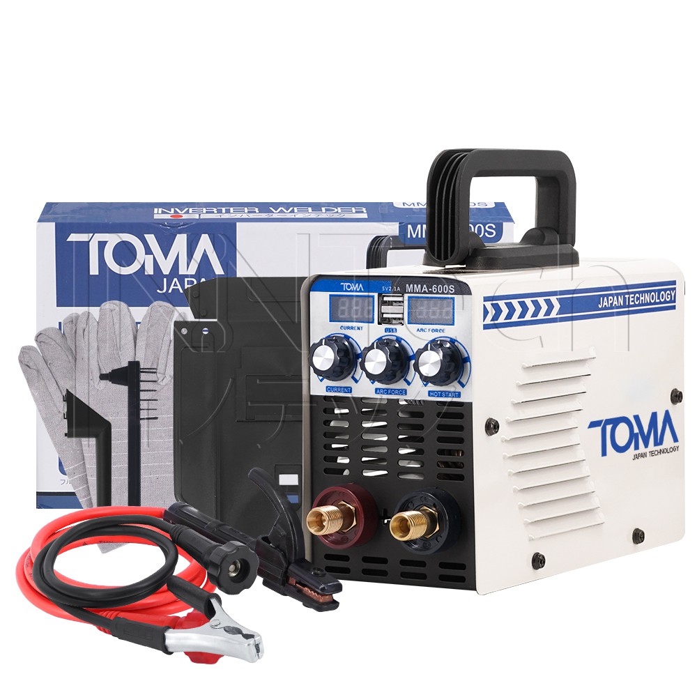 TOMA JAPAN ตู้เชื่อมไฟฟ้า Mini Inverter IGBT MMA-650S 2in1 พร้อมฟังก ...
