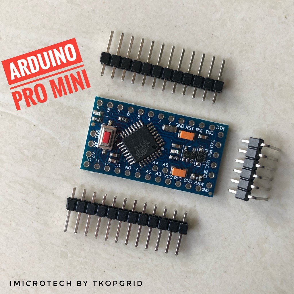 Arduino Pro Mini ATMEGA328P อาดูโน่ 1pcs - tkopgrid - ThaiPick