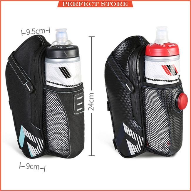 Rear Seat Bicycle Cycling Waterproof Saddle Bag Carrier Portable Seat ...