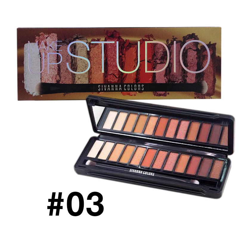 Sivanna Makeup Studio Eyeshadow HF208 อายแชโดว์ พาเลท x 1 ชิ้น แท้ ...
