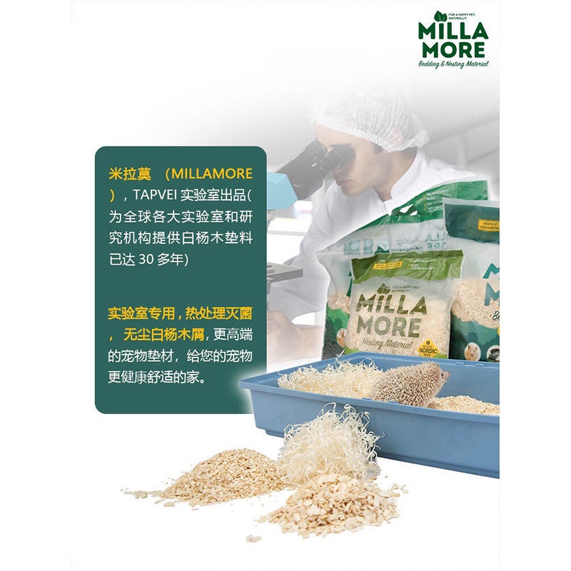 สปอตสินค้าMiramo หนูแฮมสเตอร์ขี้เลื่อยผ้าปูที่นอนระงับกลิ่นกายฆ่าเชื้อ ...