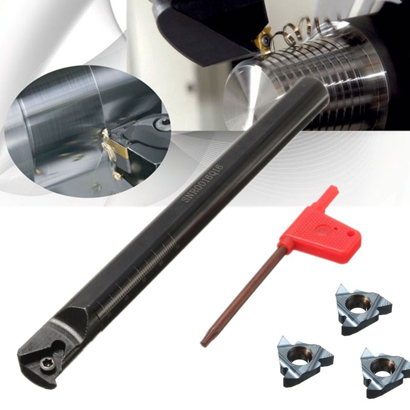 SNR0016Q16 16x180mm For CNC Lathe Internal Threading Boring Bar Turning ...