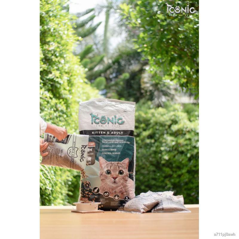 ICONIC Cat Food [แบ่งขาย 1Kg] อาหารลูกแมว-แมวโต เกรดพรีเมียม เนื้อแกะ ...