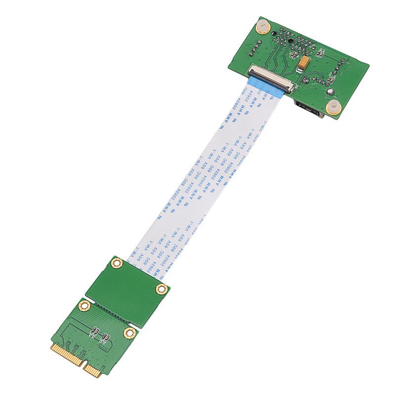 Mini PCI-e to USB PCI-E Express 1 X Riser Extender Adapter Card + 15 / ...