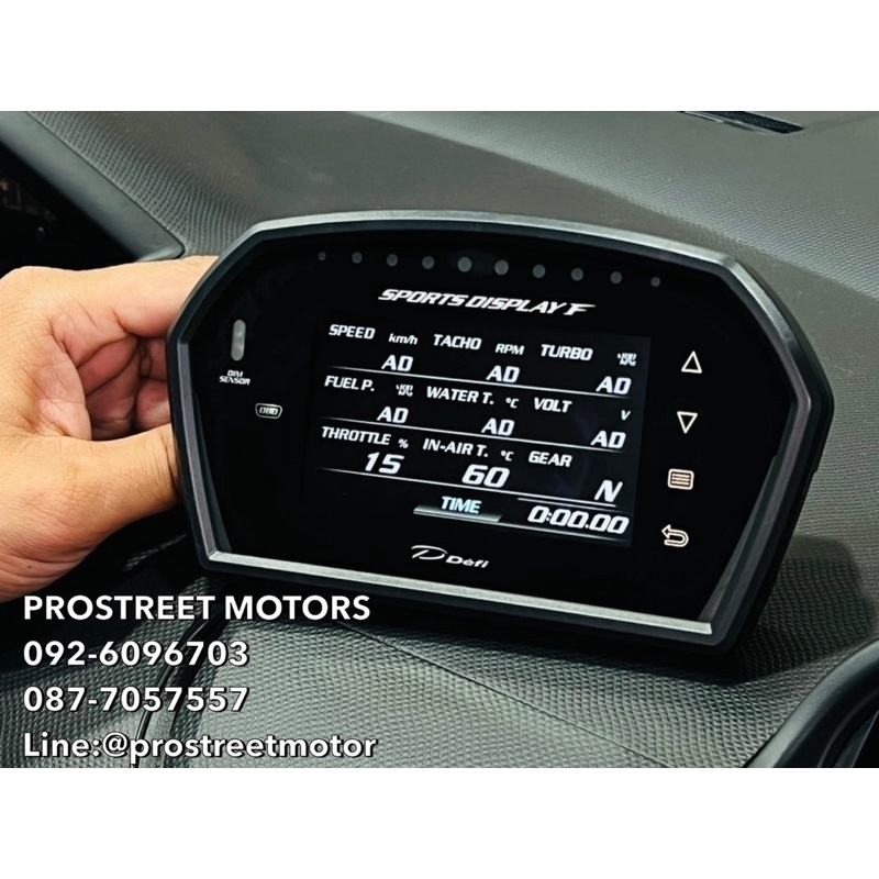จอ แสดงผล Advance Unit Defi Sports Display F DSDF OBD Set Boost ...