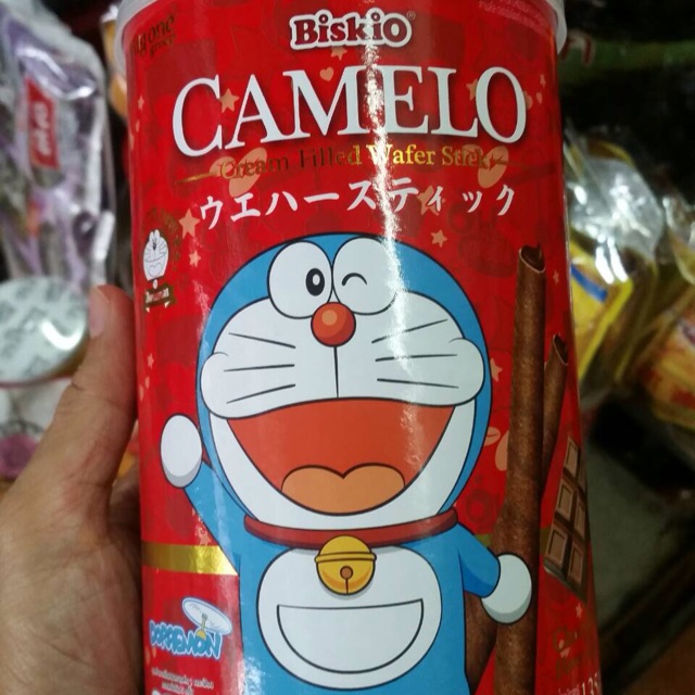 เวเฟอร์แบบแท่ง Biskio camelo | Shopee Thailand