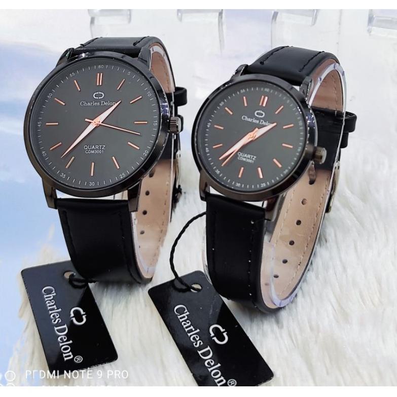 ส่งวันนี้ COUPLE Cool SIMPLE ELEGANT CHARLES DELON ของแท้ กันน้ํา (ART ...