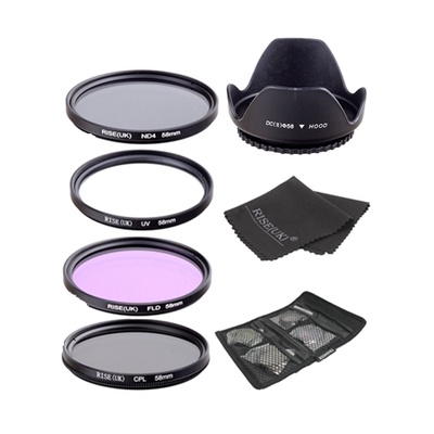 กล้องกรองUV+CPL+FLD+ND4 Neutral Density Camera Filters Kit Optical ...