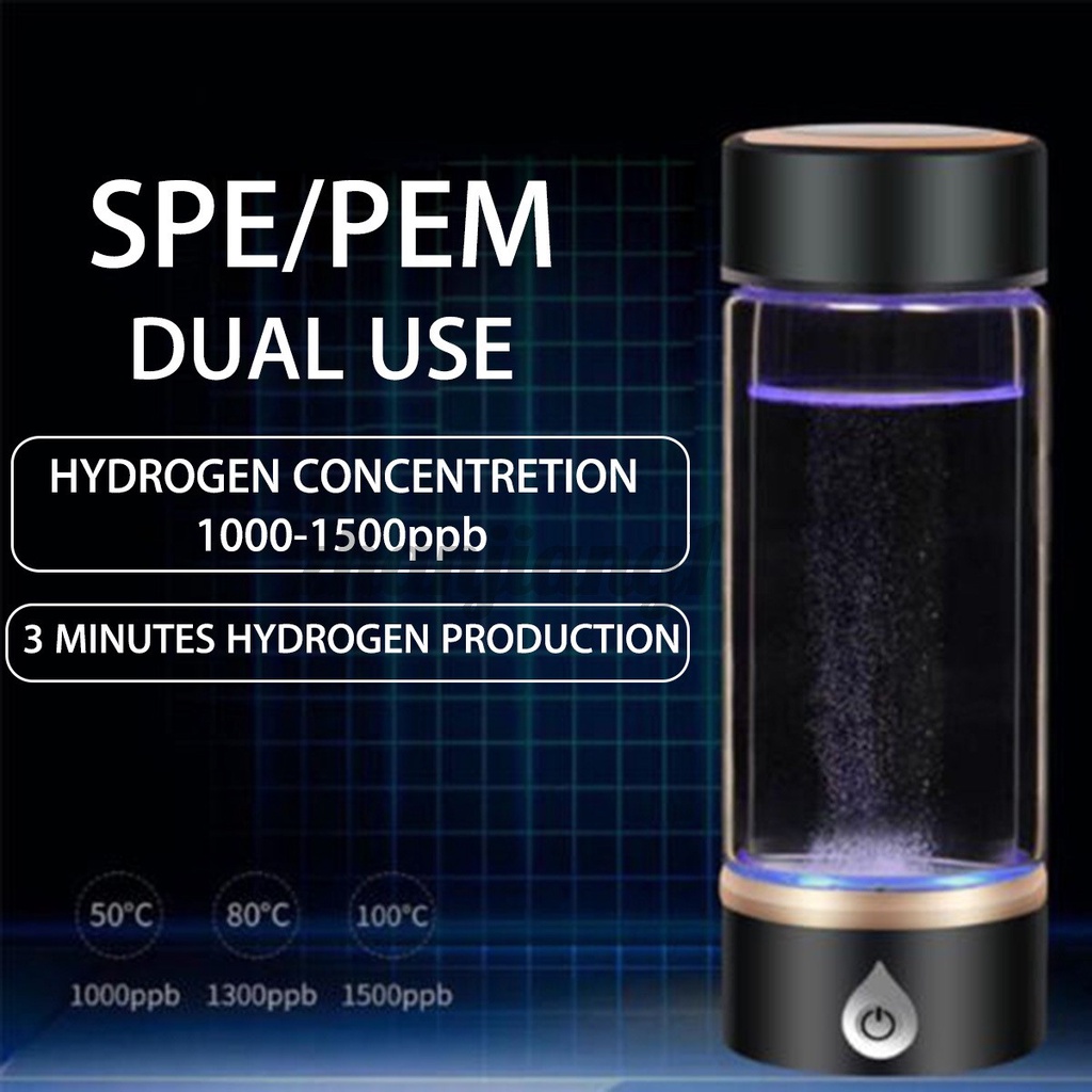 420ML 1500PPB SPE Hydrogen Rich Water Generator Maker Filter Health Bottle Cup Xcaj - p_p5vnlq3n ...