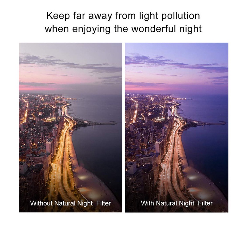 Natural Night Filter Multiple Coating Night Sky Star Light Pollution ...