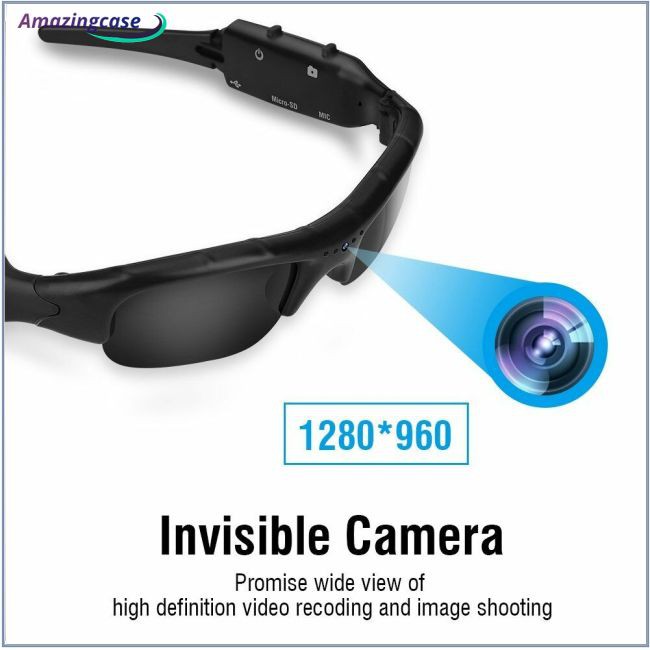 HD Mini Camera Sunglasses Glasses Eyewear Audio Video Recorder DVRs ...