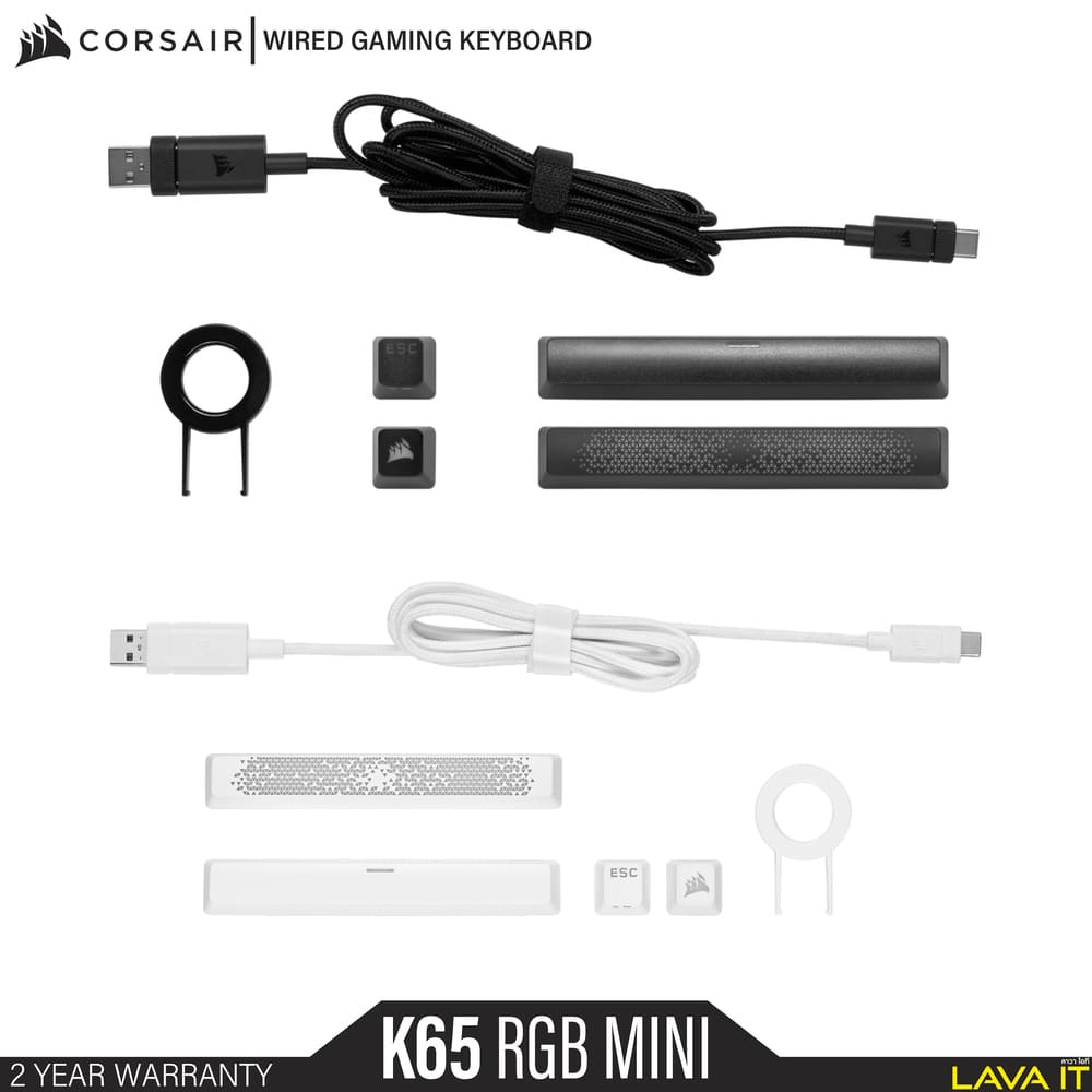 Corsair K65 RGB MINI 60 (Eng keycap) - lava_it - ThaiPick
