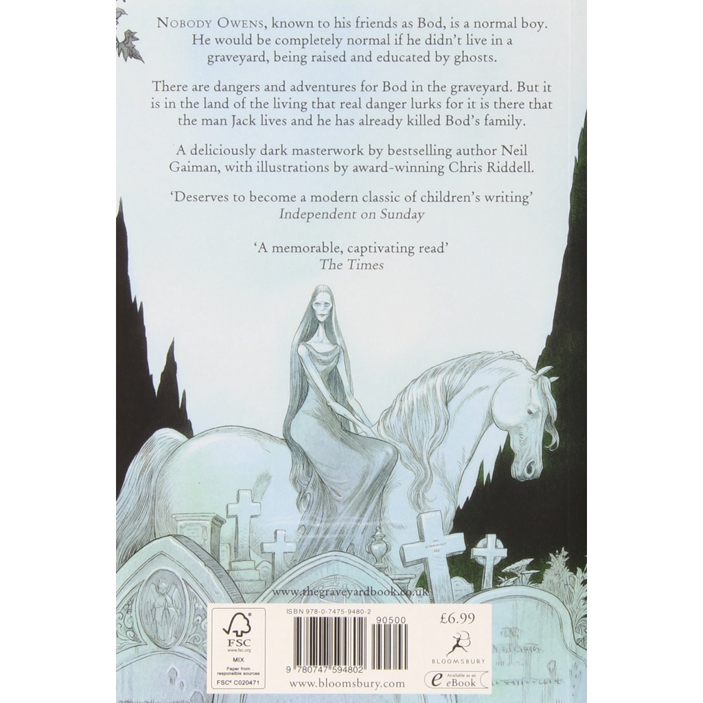 The Graveyard Book Paperback English By (author) Neil Gaiman ...