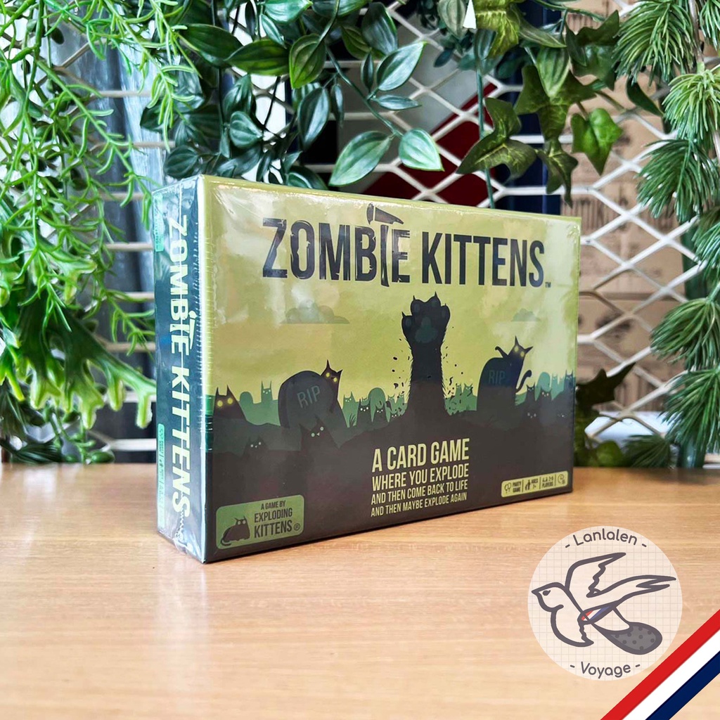 Exploding Kittens Zombie Kittens แมวเหมียวระเบิด แถมซองพรีเมียมฟรี 6957