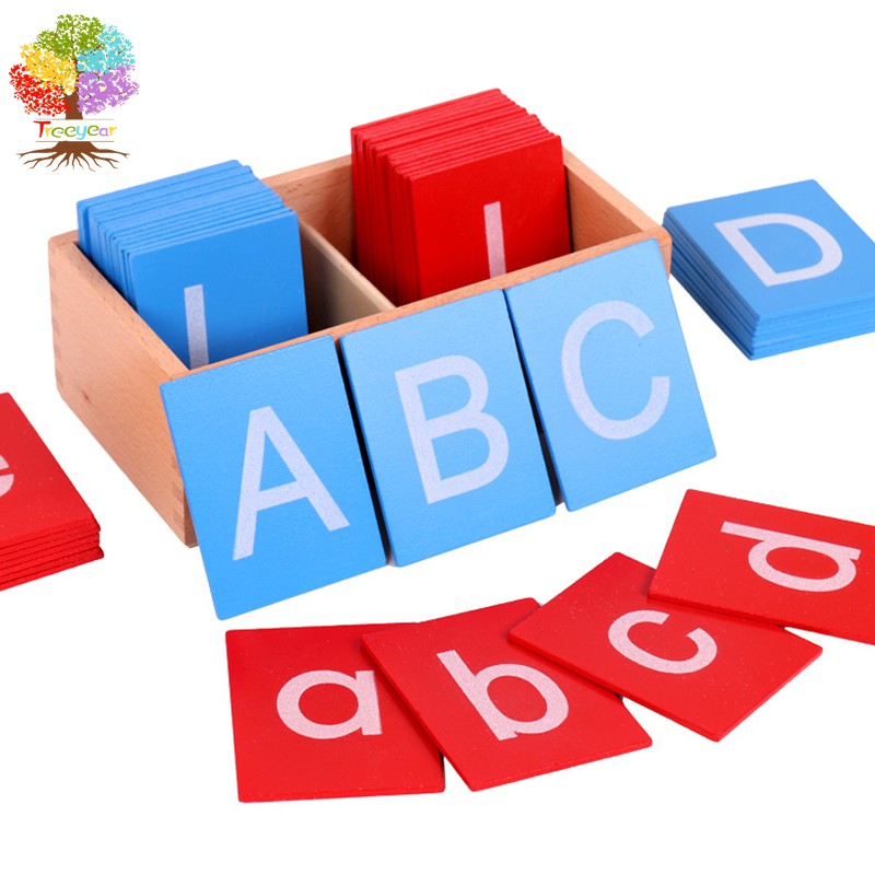 Treeyear Sandpaper Alphabet Board Montessori Toy Montessori Educational ...
