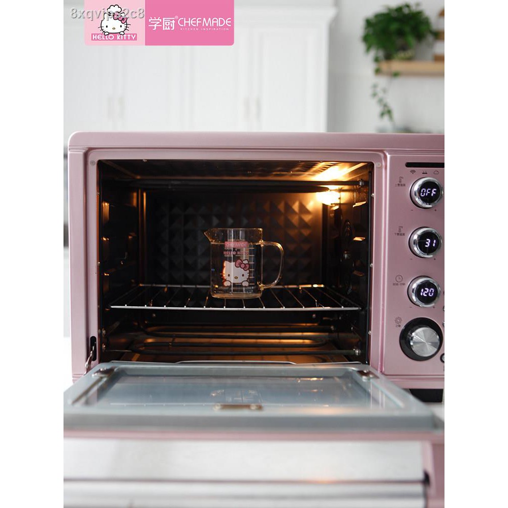 ℗Learning Kitchen KT (Hello Kitty) ของแท้หนาทนอุณหภูมิสูงแก้วตวงถ้วยเครื่องมืออบในครัวเรือน ...