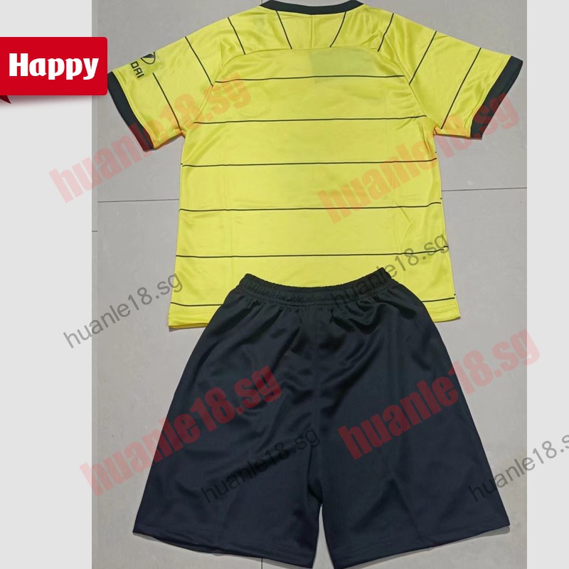 21-22 Kids Chelsea Jersey Football Jersey Set EPL Away Chelsea Kids Kit ...