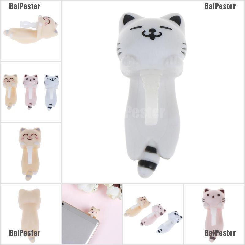 BaiPester 3.5MM universal cat mobile phone earphone jack dust plug ...