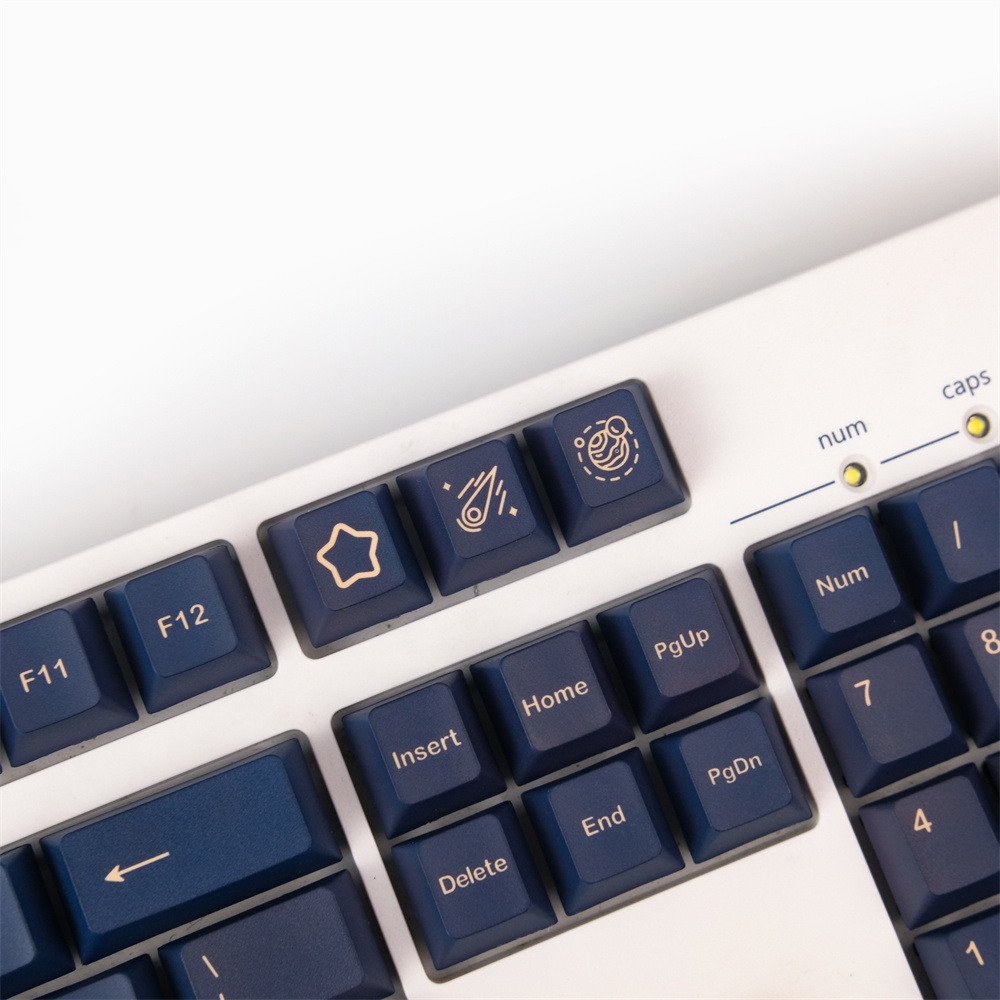 แป้นพิมพ์คอมพิวเตอร์ 124 Keys Gmk Comet Keycap Cherry Profile Pbt Dye ...