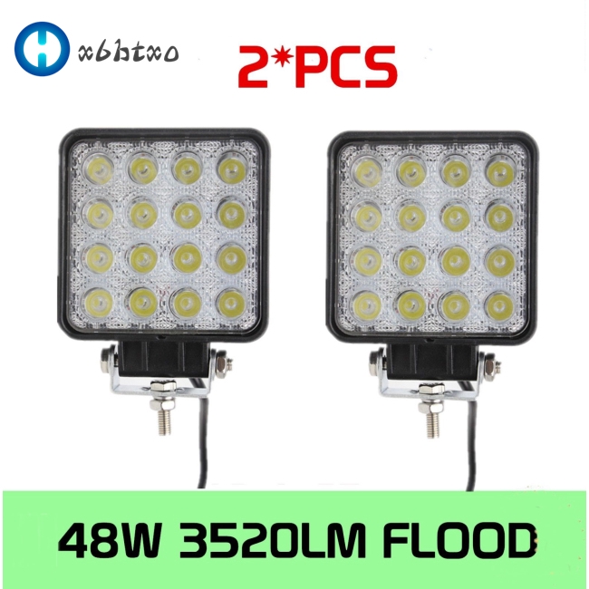 โคมไฟ 48 w led offroad 12v 24 v สําหรับติดรถยนต์เรือรถบรรทุก - x6btxo ...