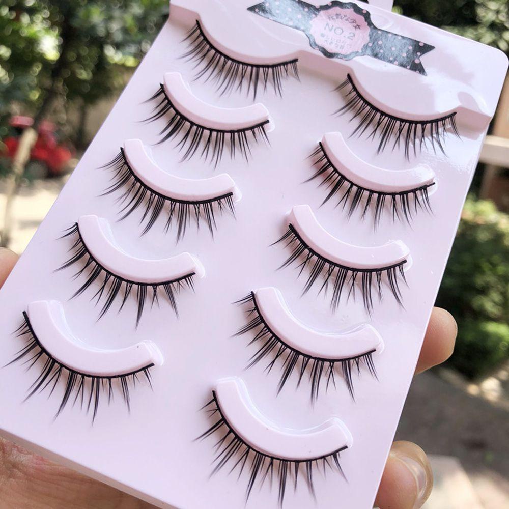 CURTES 3D Fairy False Eyelashes Soft Cosplay Eyelash Little Devil Fake ...