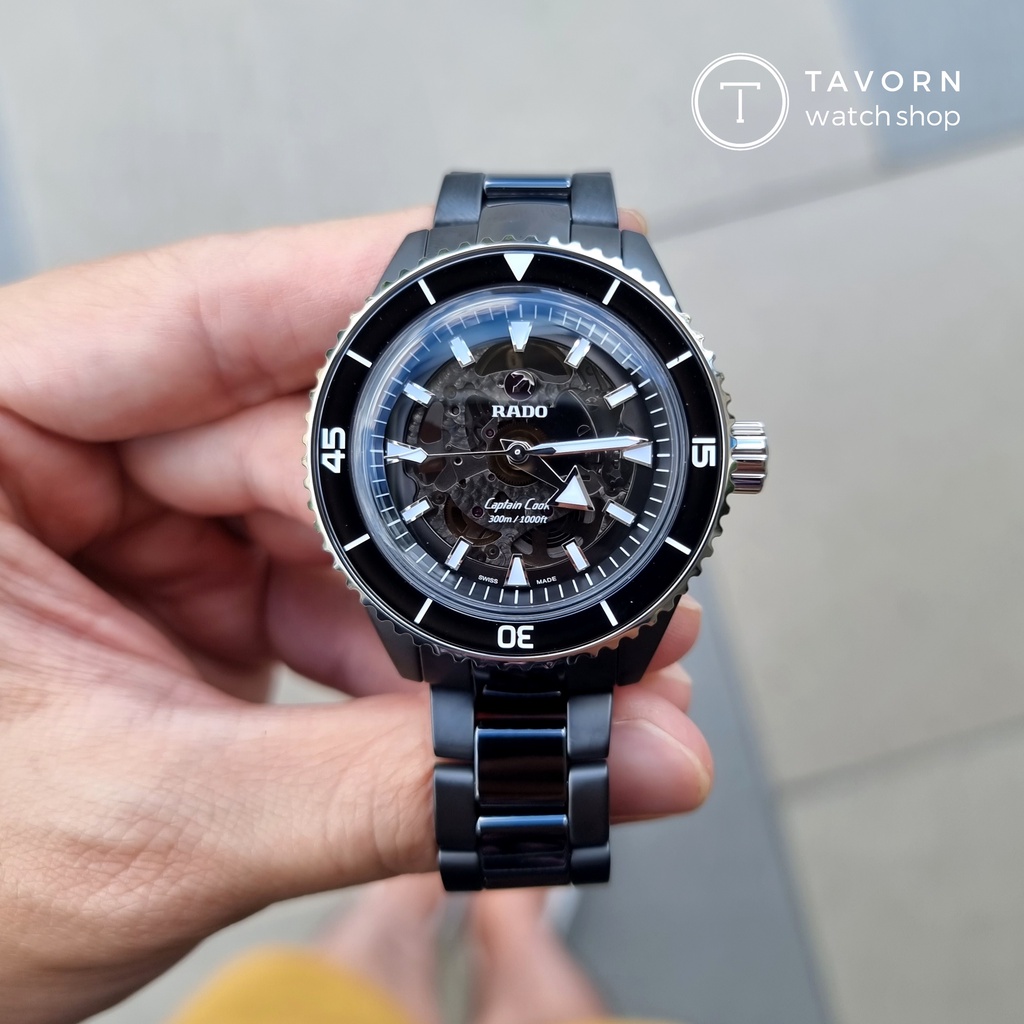 นาฬิกา RADO CAPTAIN COOK HIGH-TECH CERAMIC รุ่น R32127152 | Shopee Thailand