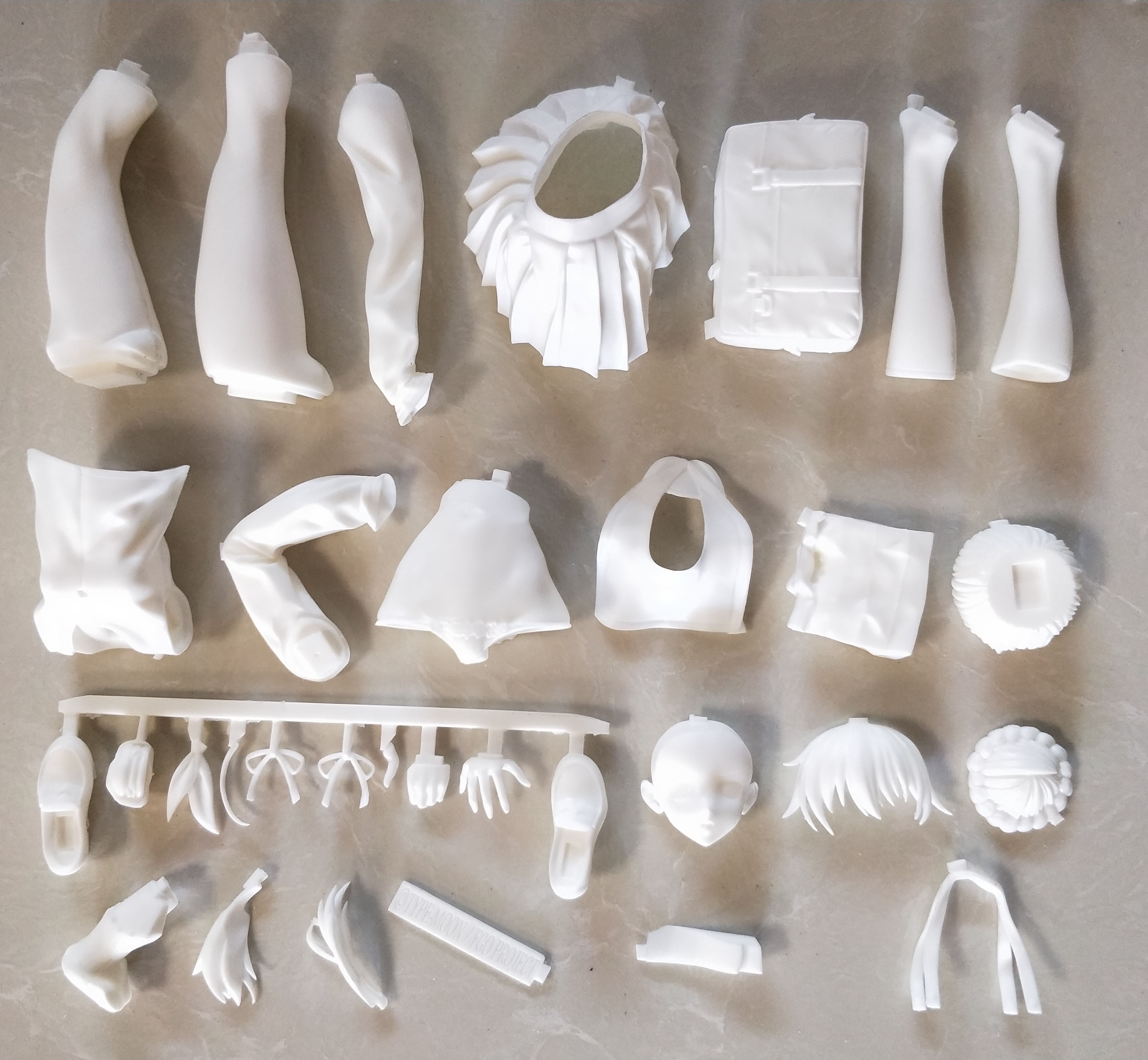 Garage Kit Unpainted Garage Resin Model Kit FGO saber Dumpling Resin ...