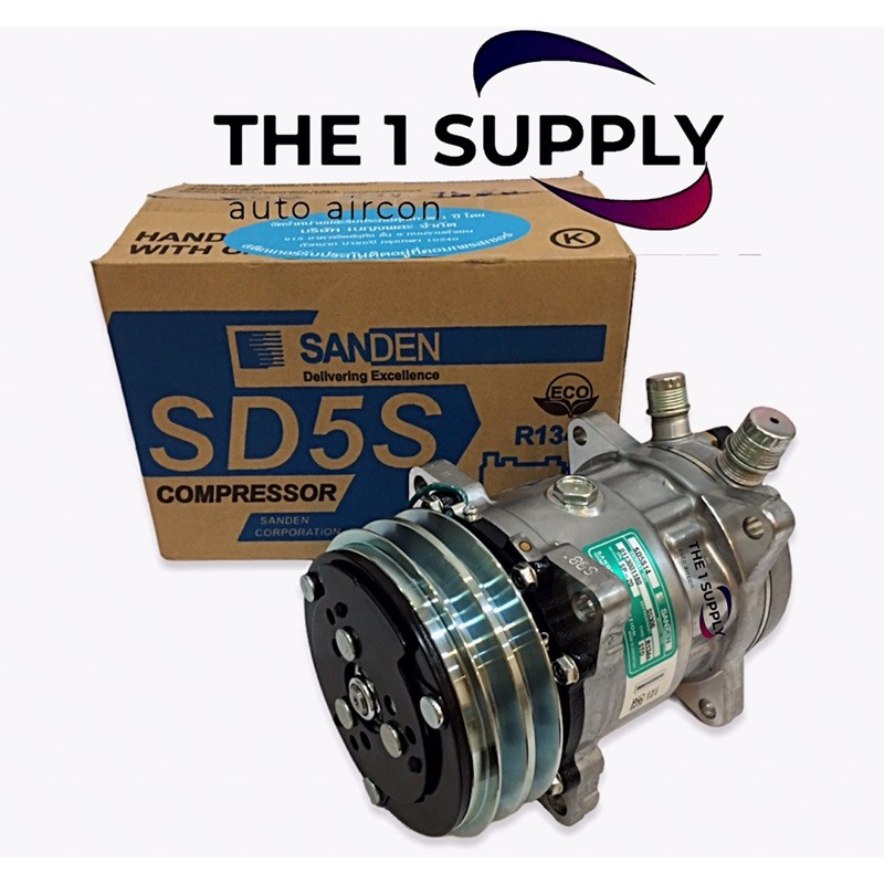 คอมแอร์ 508 ซันเด้น แท้ SANDEN SD508 SD5S - theonesupplyautoaircon - ThaiPick