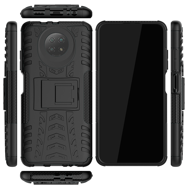 Xiaomi Redmi Note 9T 5G Case Hybrid Armor Shockproof Kickstand ...