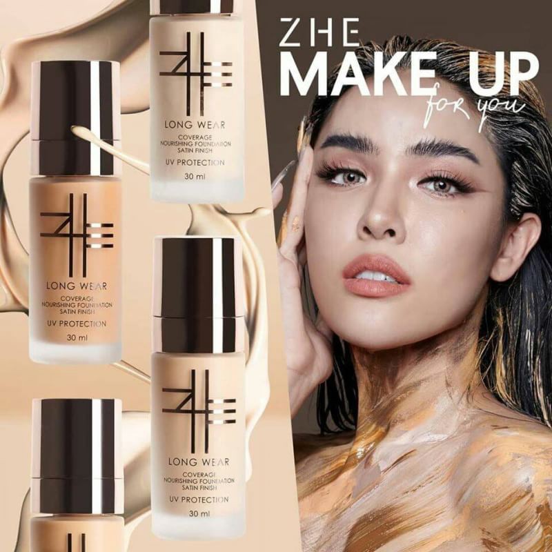 ZHE liquid foundation [30 ml.] ครีมรองพื้น zhe foundation - amoji_shop ...